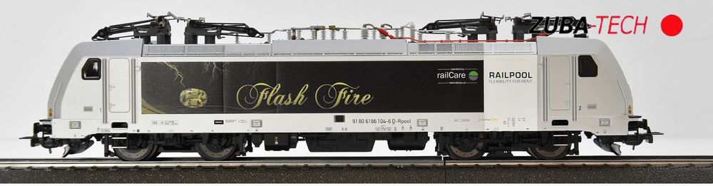 Piko 97720 E-Lok BR186 Railpool/Railcare "Flash Fire" H0 GS | Kaufen ...