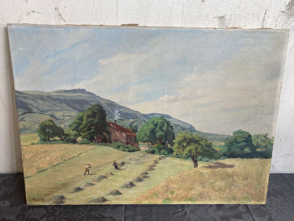 Gill-Julien MATTHEY (1889-1956) Tableaux peinture (Gebraucht) in Payerne für CHF 65 – mit ...