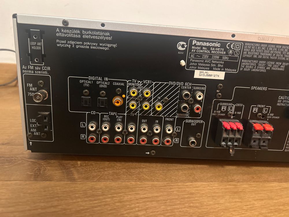 Panasonic SA-HE75 AV Control Receiver (Gebraucht) in Regensdorf für CHF ...