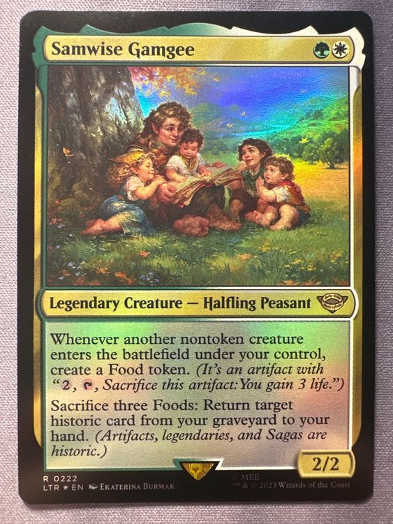 Samwise Gamgee FOIL 0222 Lord of the Rings (Neu (gemäss Beschreibung ...