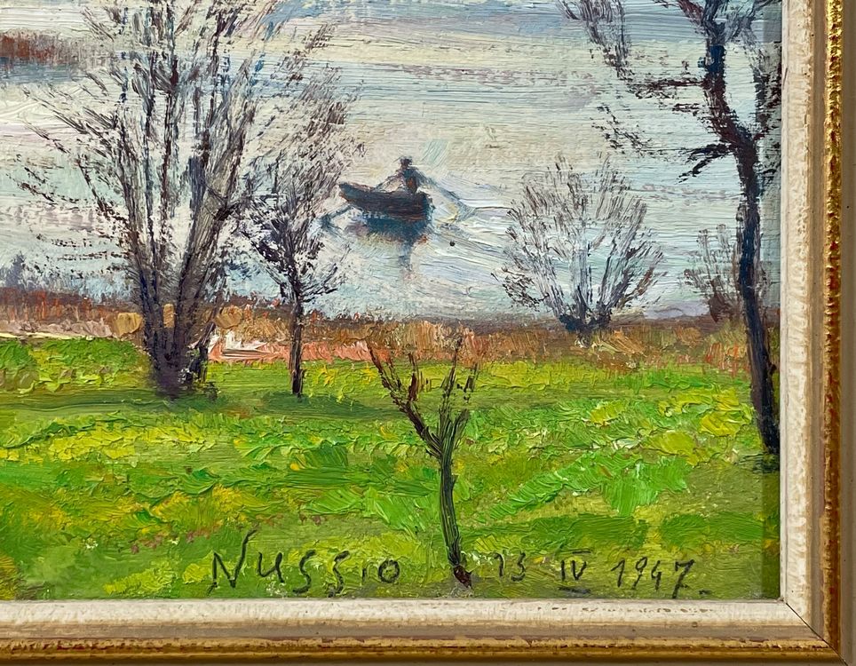 Oskar Nussio (1899-1976) Gemälde - Greifensee (Gebraucht) in Root für ...