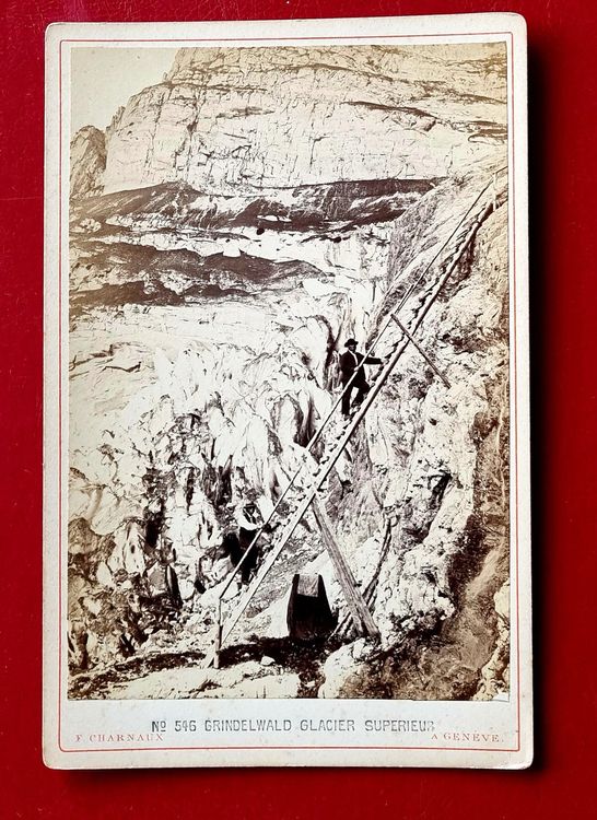 Grindelwald - Gletscher - Besteigung mit Leiter - Photo 1882 (Gebraucht ...