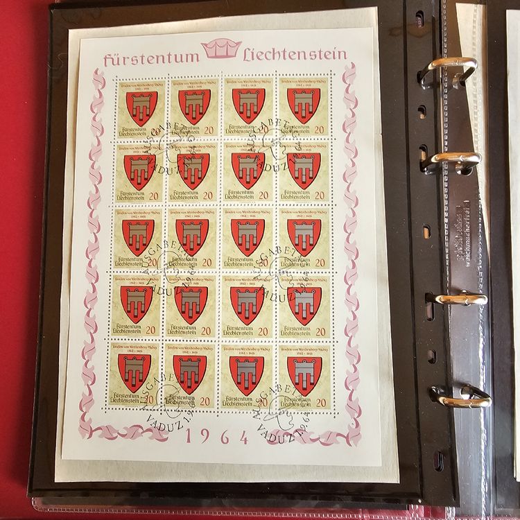 FÜRSTENTUM LIECHTENSTEIN 1964 ET GEST. BOGEN WAPPEN (Gebraucht) in Dintikon für CHF 2 – mit ...