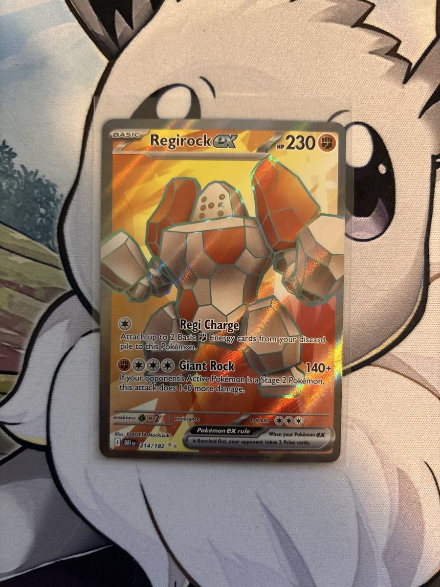 Regirock EX FA (DRI 214) Pokemon Karte (Gebraucht) in Regensdorf für ...