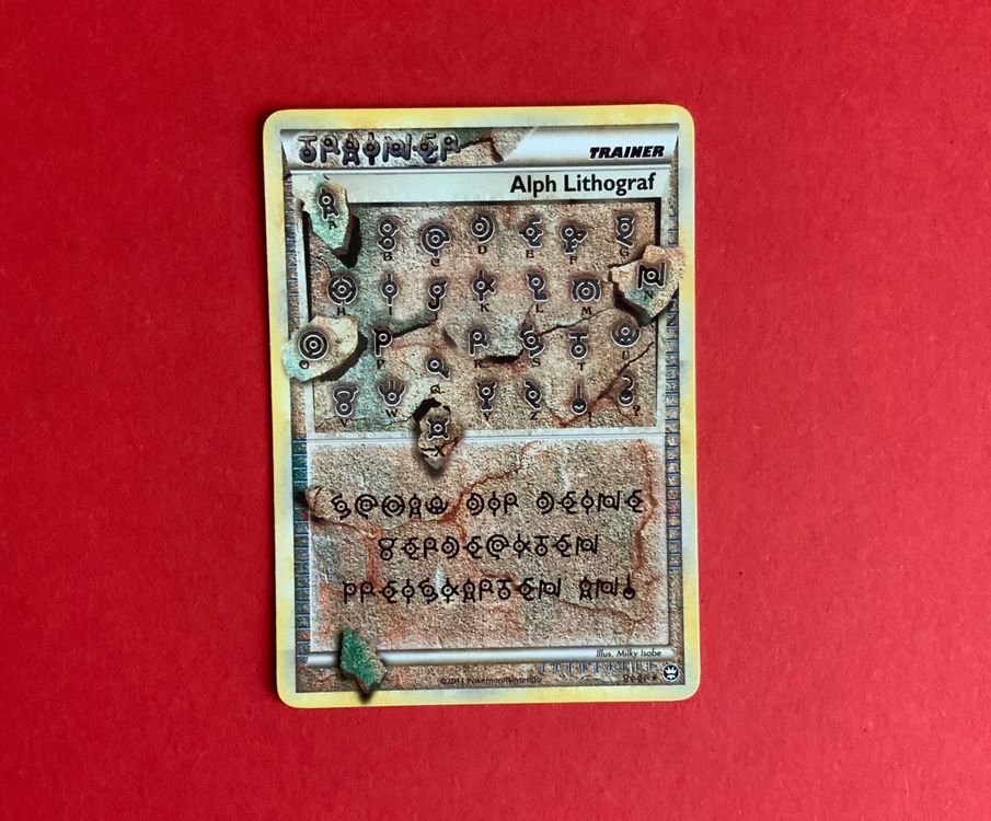 Extrem selten Alph Lithograph #4 Pokemon Triumphant (Gebraucht) in ...