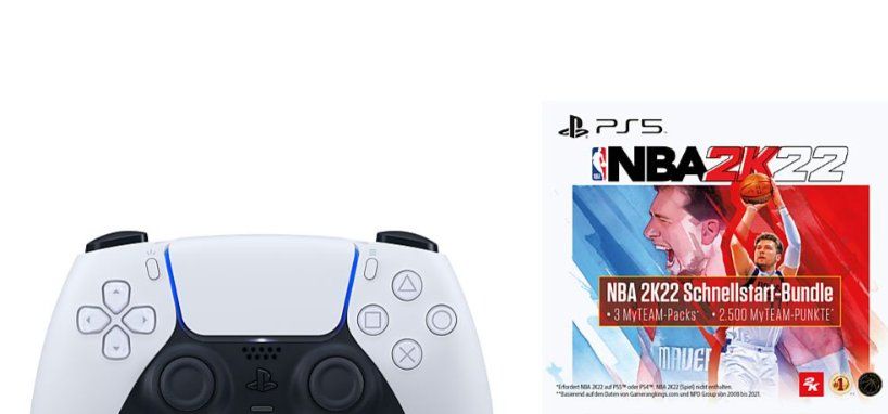 Sony DualSense Controller für PS5, inkl. NBA 2K22 (Neu und ...