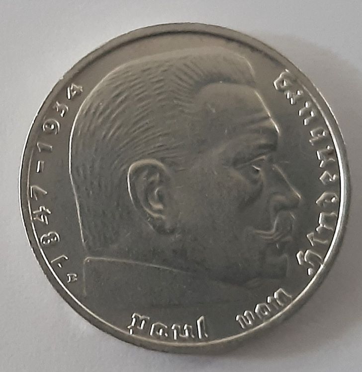 Deutsches Reich - 2 Reichsmark 1938 E (Gebraucht) in Ebikon für CHF 8 – mit Lieferung auf ...