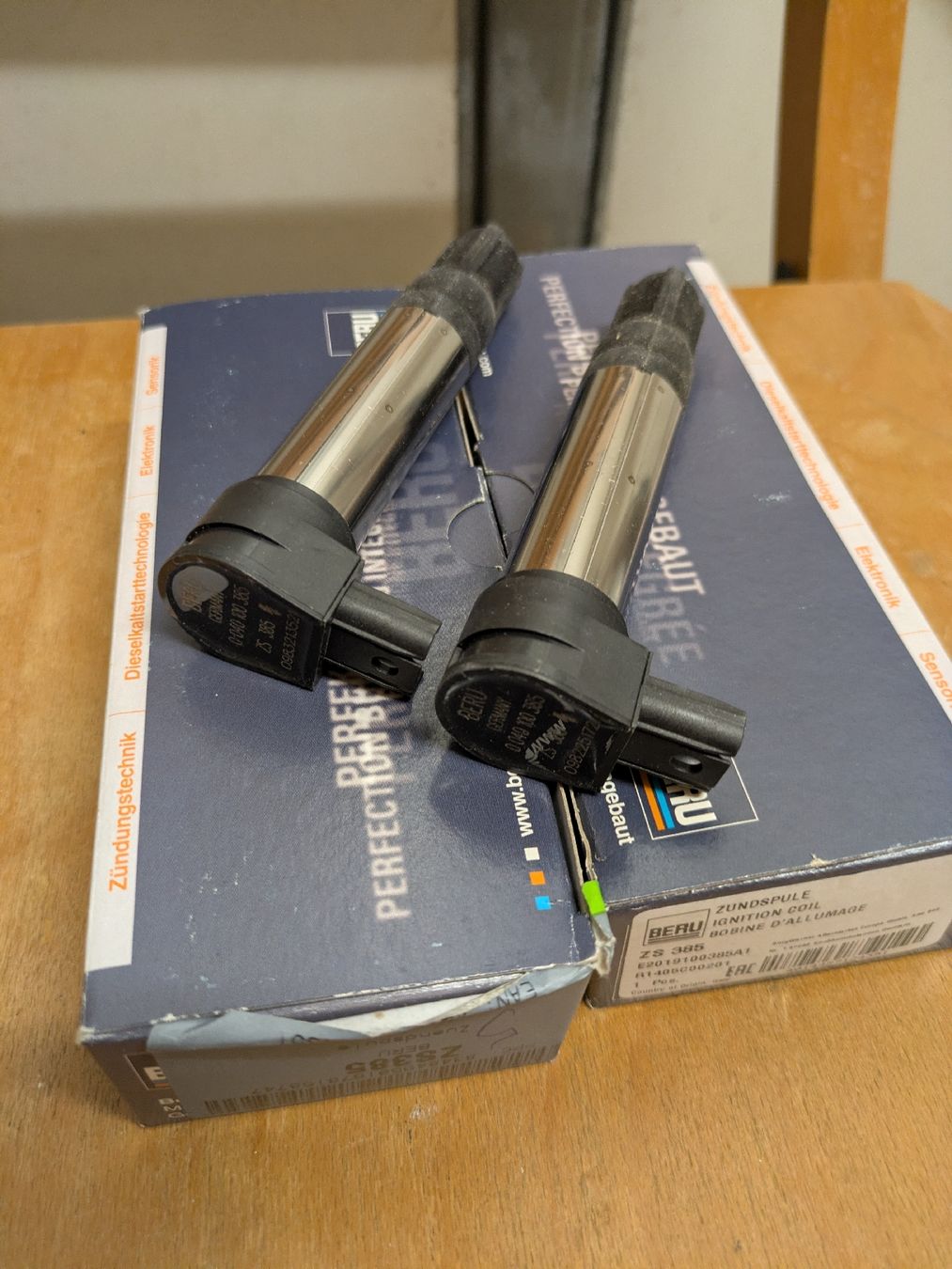 Set of 2 Beru Ignition Coils ZS 385, New in Boxes! (Neu (gemäss ...