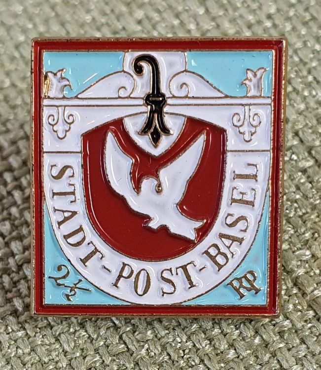 A393 - Pin Stadt Post Basel Basler Taube (Gebraucht) in Reinach BL für CHF 1 – mit Lieferung auf ...