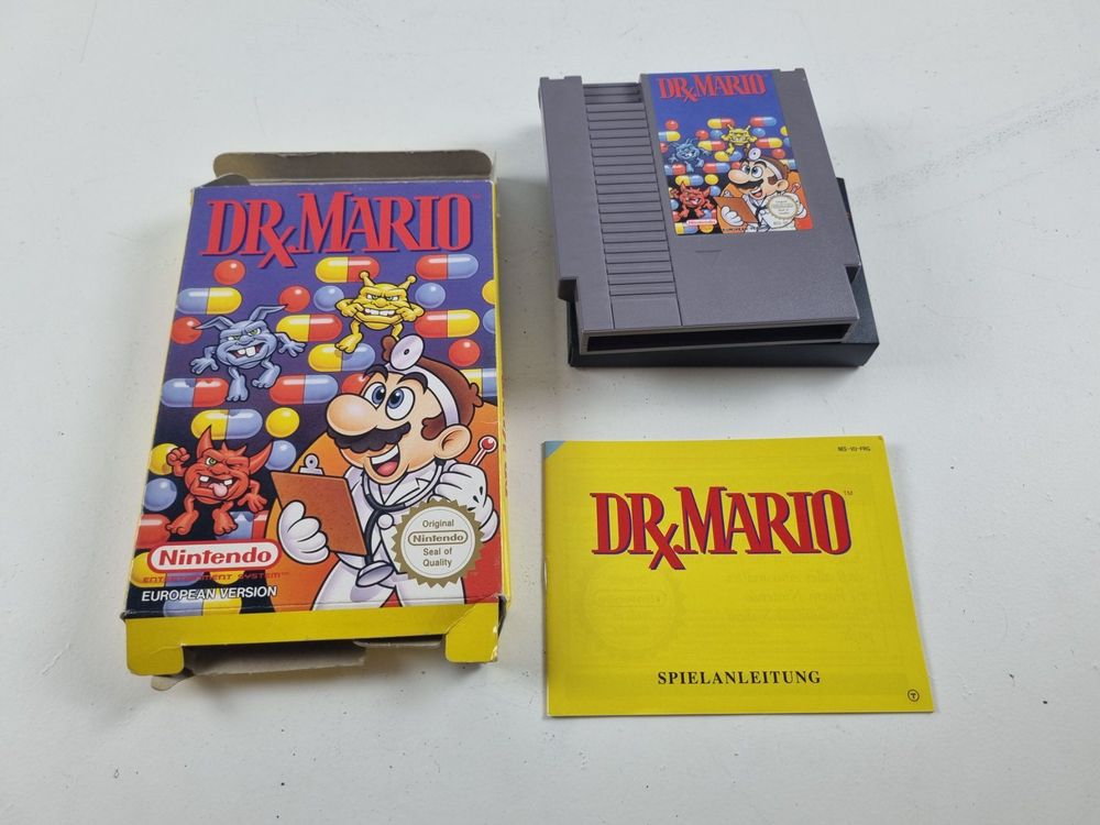 Nintendo NES Game Dr. Mario mit Spielanleitung und OVP (Gebraucht) in ...