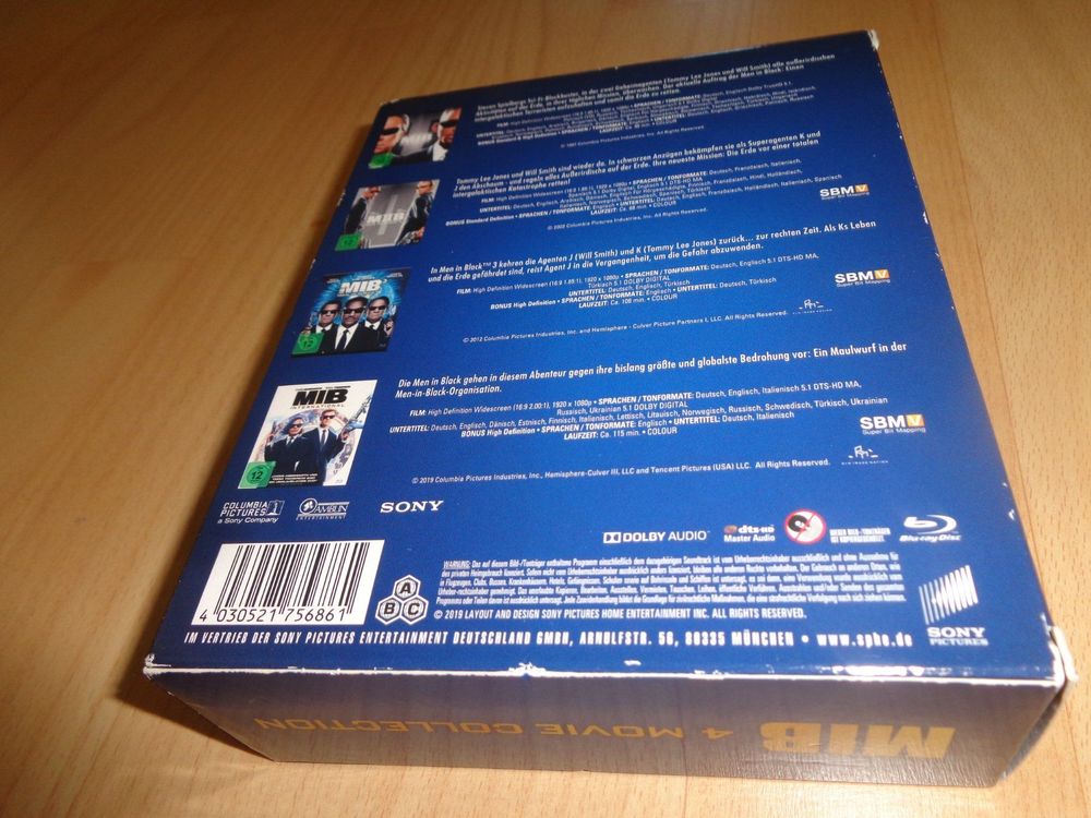 MIB Men in Black 4 Movie Collection BLU-RAY (Gebraucht) in Olten für ...