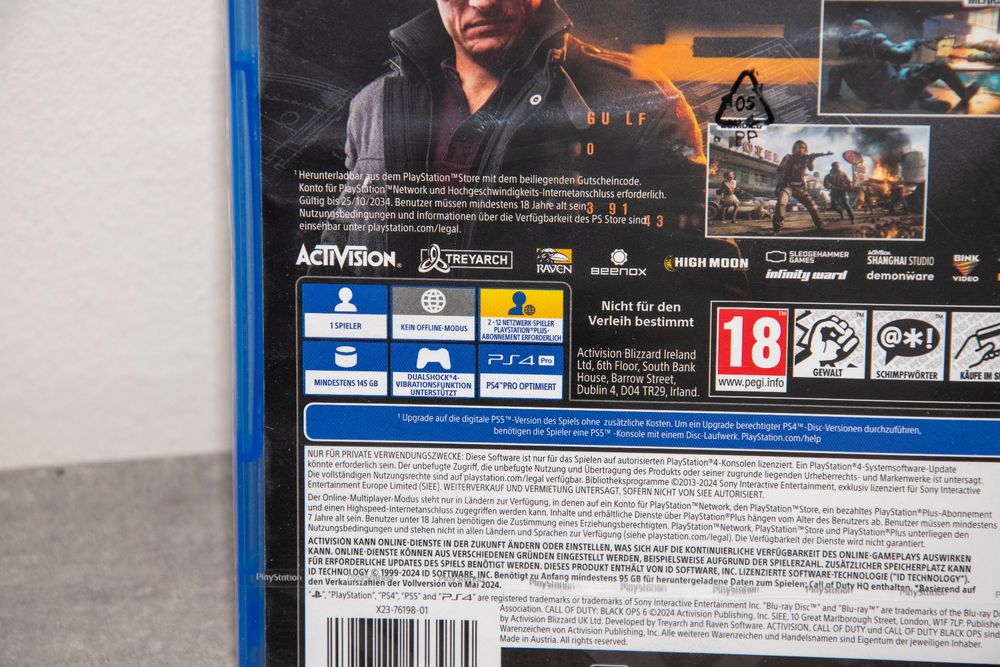 Call of Duty: Black Ops 6 PS4 NEU&OVP (sealed) (Neu und originalverpackt) in Effretikon für CHF ...