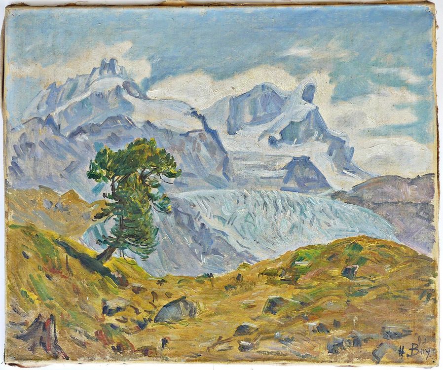 Ölgemälde Berglandschaft von Hanni Bay (1885-1978) | Kaufen auf Ricardo