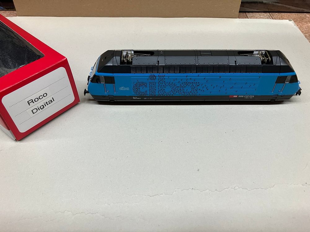 Roco 43756 SBB Re 460 016-9 "Ciba blau", H0 GS DC Digital | Kaufen auf Ricardo