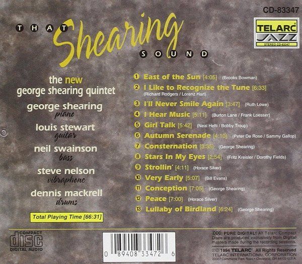 The New George Shearing Quintet – That Shearing Sound (Gebraucht) in ...
