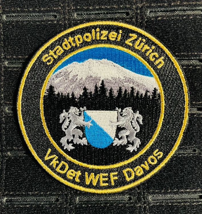 WEF Davos VKDet Stapo ZH 1. Auflage goldig (Neu und originalverpackt ...