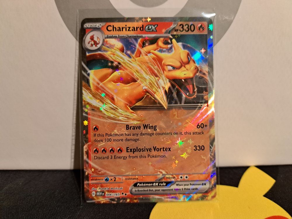 CHARIZARD EX 151 POKEMON KARTE 006/165 (Gebraucht) in Uerzlikon für CHF ...