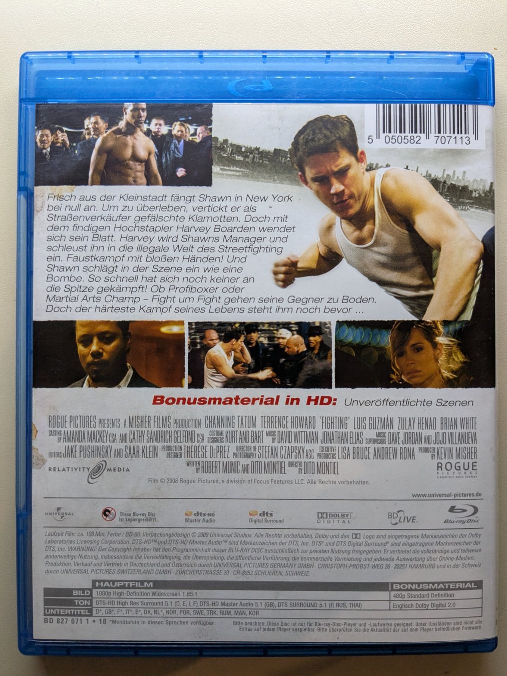 "Fighting - Extended Edition" mit Channing Tatum [Blu-ray] (Gebraucht ...