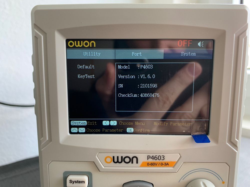 OWON P4603 60V 3A linear programmier. Labor Netzgerät NP 200 | Kaufen ...