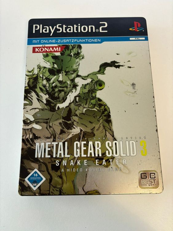Metal Gear Solid 3 Snake Eater (Steelbook) (PS2) (Gebraucht) in Herisau ...