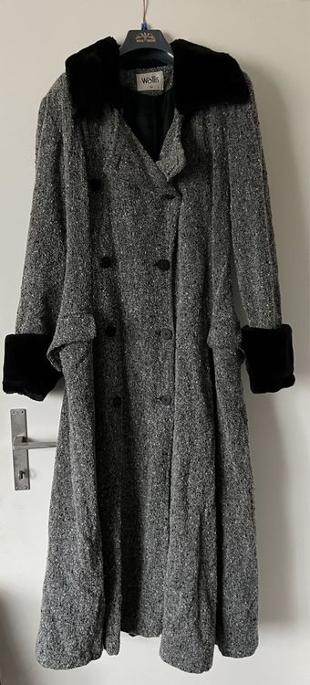 Toller Mantel mit Kunstpelz / Steampunk / Retro Stil / 40s | Kaufen auf ...