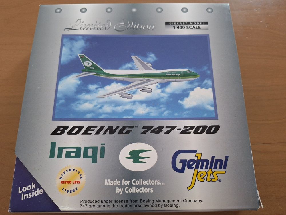 Iraqi Boeing 747-200 1:400 (Gebraucht) in Sargans für CHF 6 – mit ...