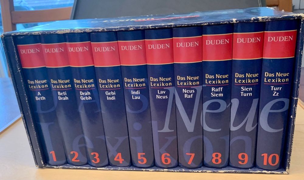 Lexikon Duden 10 Bände | Kaufen auf Ricardo