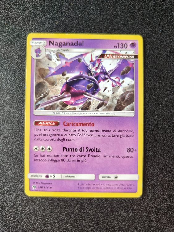 Naganadel 108/214 Ultra Beasts Pokémon Lost Thunder 2018 IT (Gebraucht ...