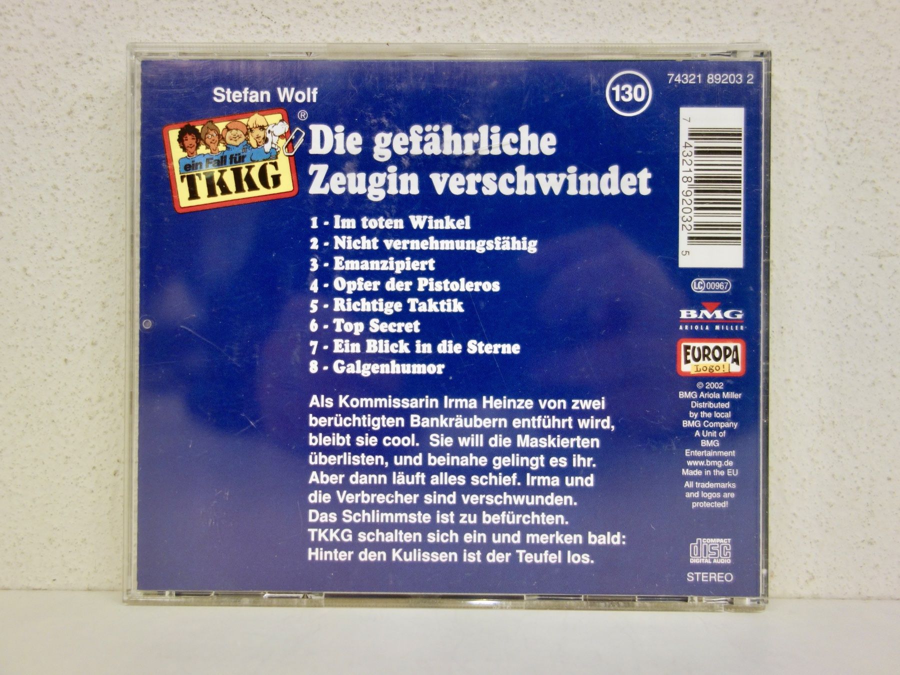 CD EIN FALL FÜR TKKG - DIE GEFÄHRLICHE ZEUGIN VERSCHWINDET (Gebraucht ...