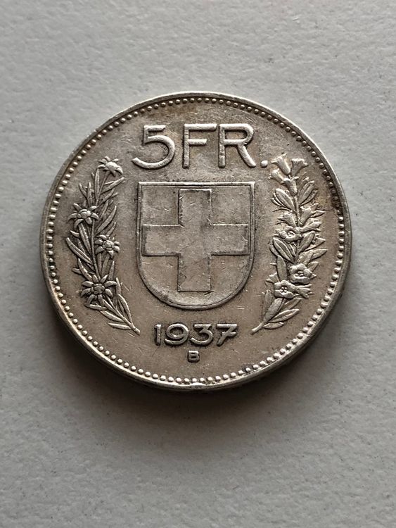 5 Fr. 1937 | Kaufen auf Ricardo