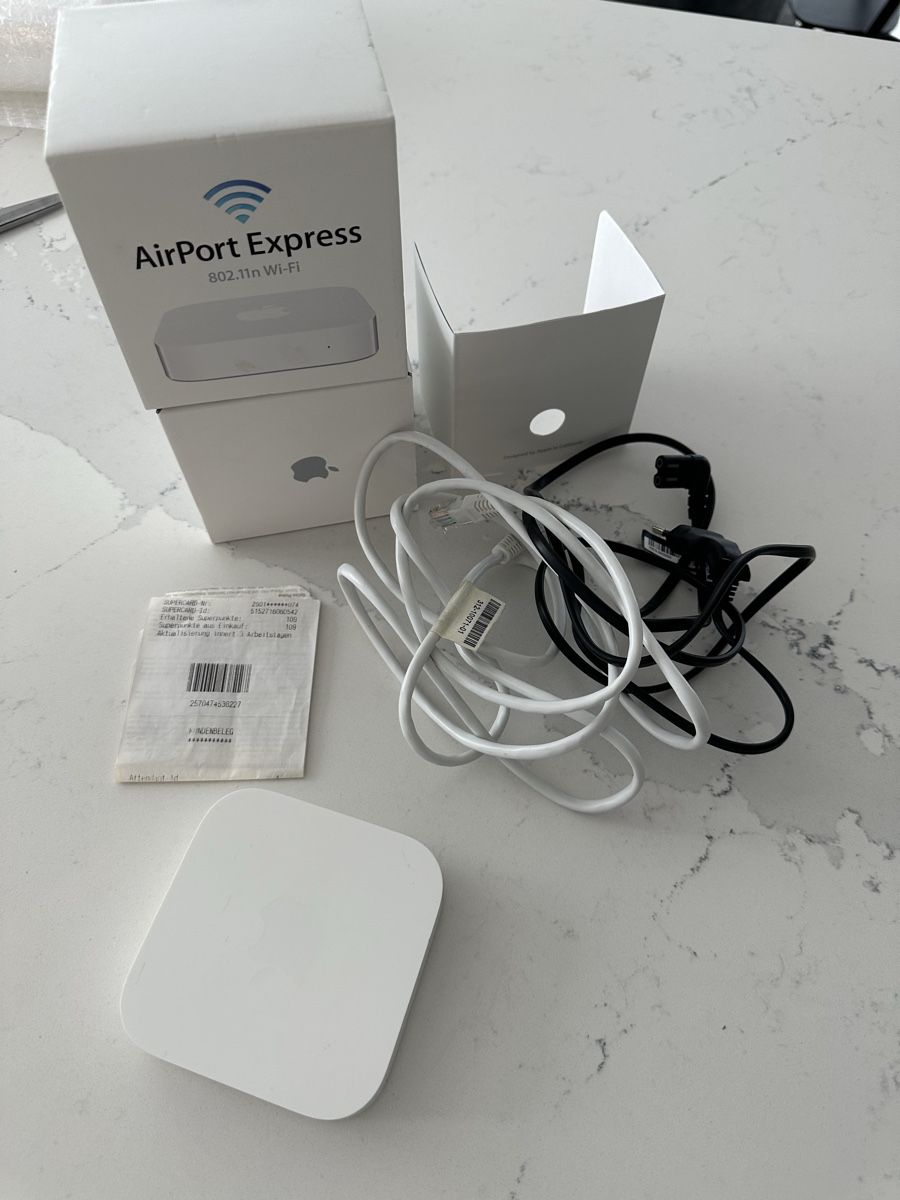 Apple AirPort Express (A1392) – AirPlay 2 fähig & OVP (Gebraucht) in ...
