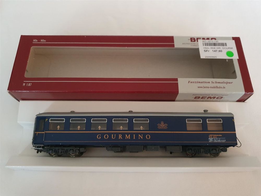 Bemo RhB 3273 130 Speisewagen WR 3810 (Gebraucht) in Basel für CHF 135 – mit Lieferung auf ...