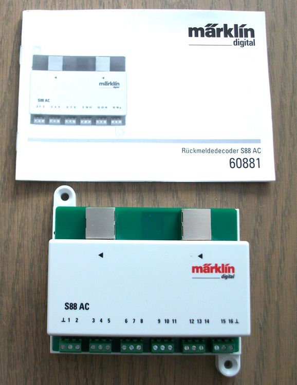 Märklin Rückmeldedecoder S88 AC 60881, neu (Neu (gemäss Beschreibung ...