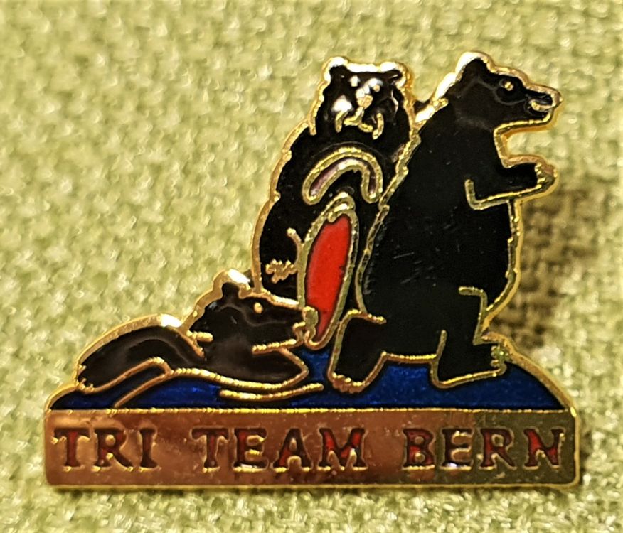 o917 - Pin Berner Bär Bären Tri Team Bern Bärengraben (Gebraucht) in ...