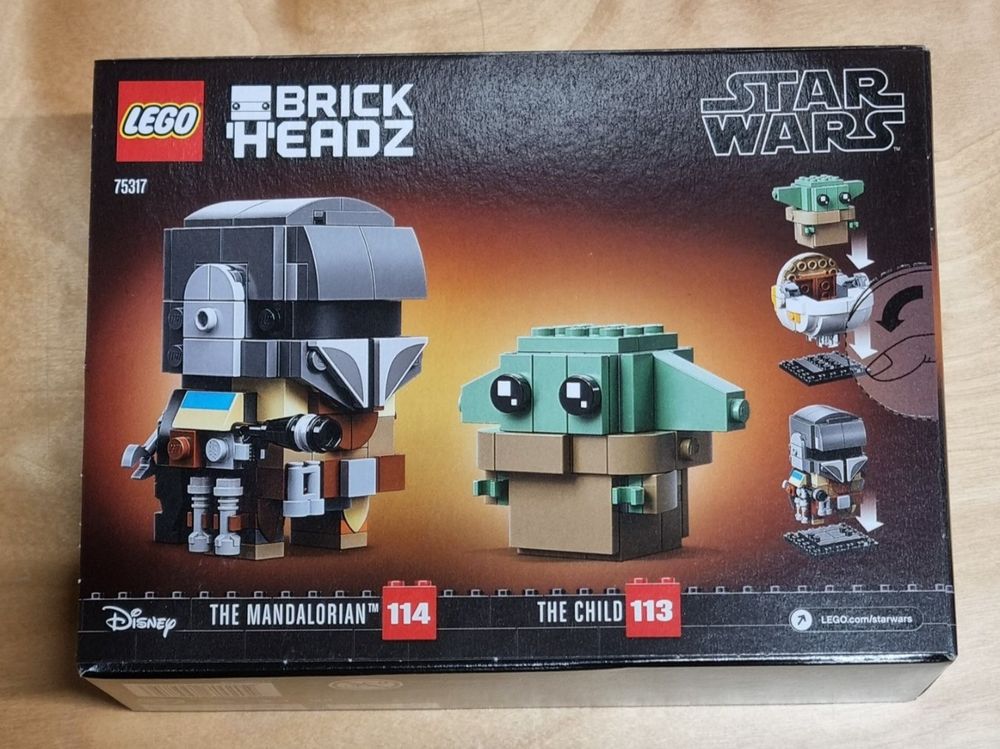 LEGO BrickHeadz Star Wars 75317 The Mandalorian & The Child | Kaufen ...