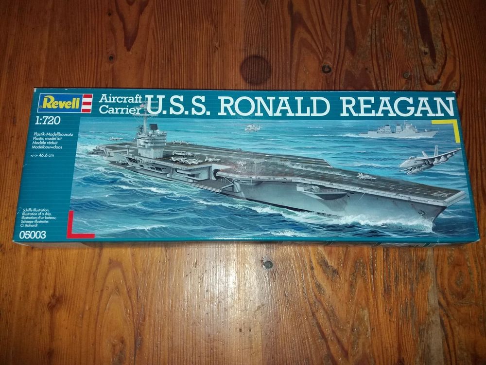 USS Ronald Reagan revell 05003 1/720 (Neu (gemäss Beschreibung)) in ...