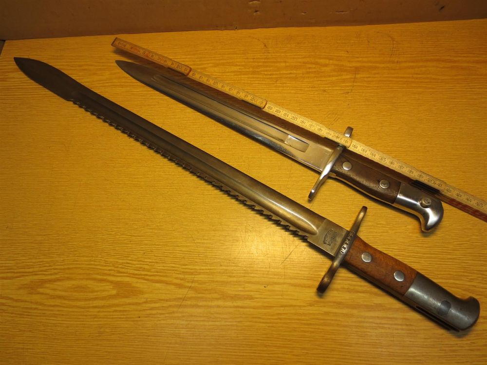 Schw. Faschinenmesser + Bajonett | Kaufen auf Ricardo