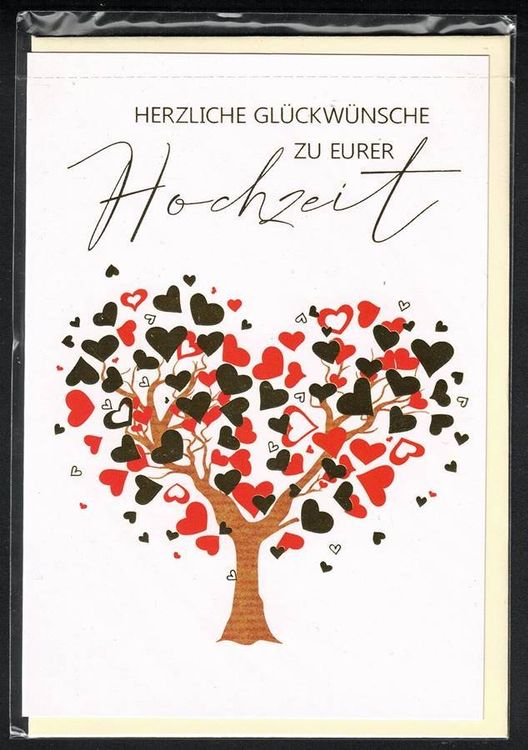 Glückwunsch Karte - Gratulation - Glückwünsche zur Hochzeit (Neu und ...