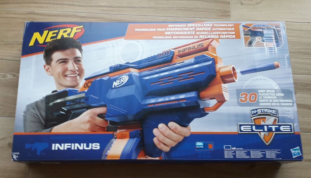 Nerf Infinus N-strike Elite inkl. Akkus (Neu und originalverpackt) in ...