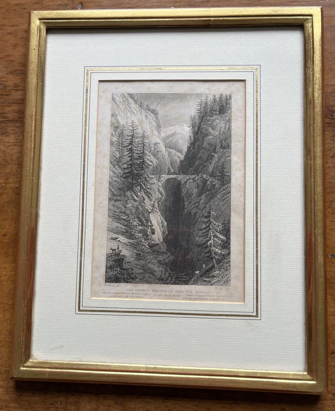 Tom Bleson del Stich Die Mittlere Brücke in der Via Mala (Gebraucht) in ...