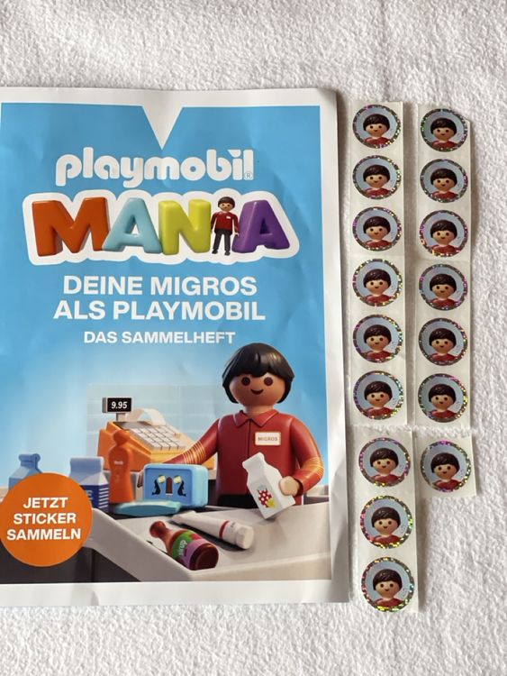 Migros Playmobil Mania Sticker | Kaufen auf Ricardo