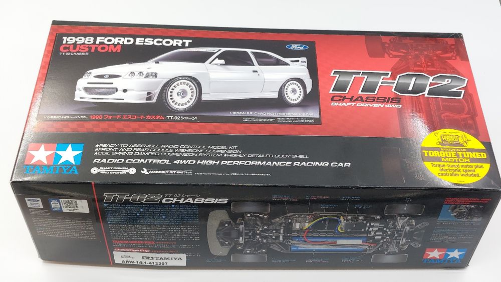 58691 TAMIYA Ford Escort Cosworth TT02 + TBLE04S | Kaufen auf Ricardo