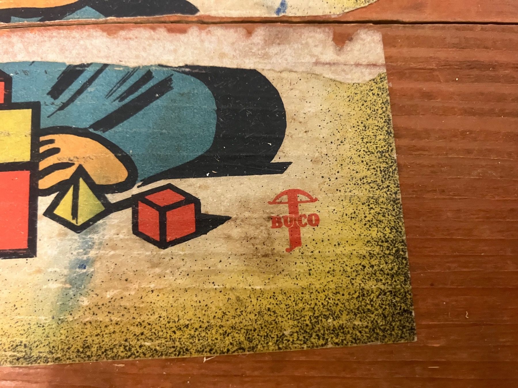BUCO Holzbaukasten Vintage Retro 50er Jahre Spielzeug (Gebraucht) in ...