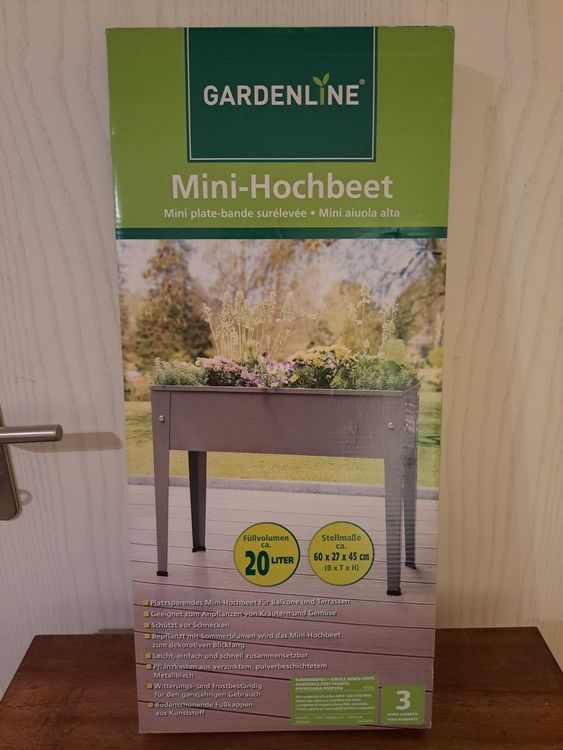 Mini Hochbeet von Gardenline, neu und originalverpackt !!! | Kaufen auf ...