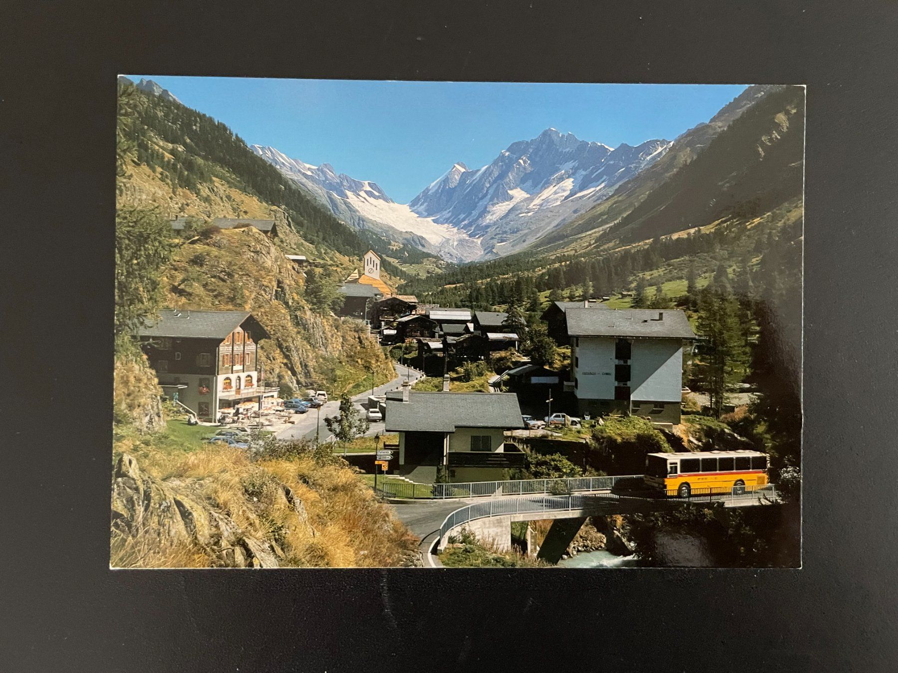 AK VS Blatten im Lötschental, Lötschenlücke, Sattelhorn (Gebraucht) in Thal für CHF 3 – mit ...