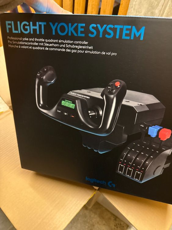 Original Logitech Flight Yoke System (Wie Neu) (Neu und ...