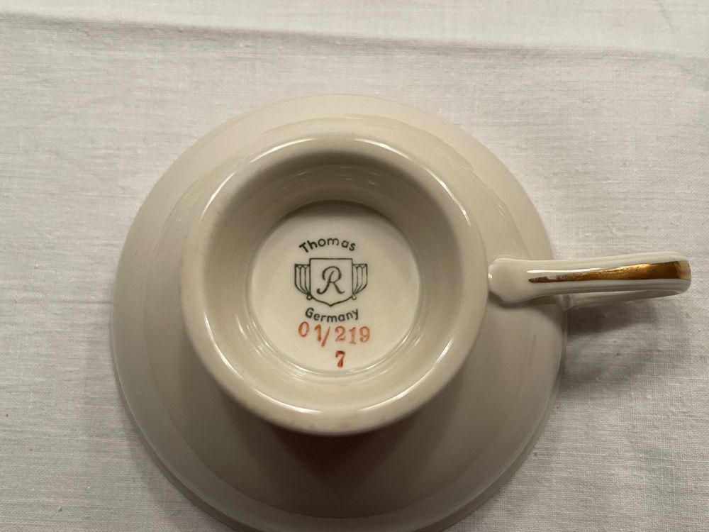Sammeltasse von Thomas "R" Gold/Rosa aus 1940/1950 (Gebraucht) in ...