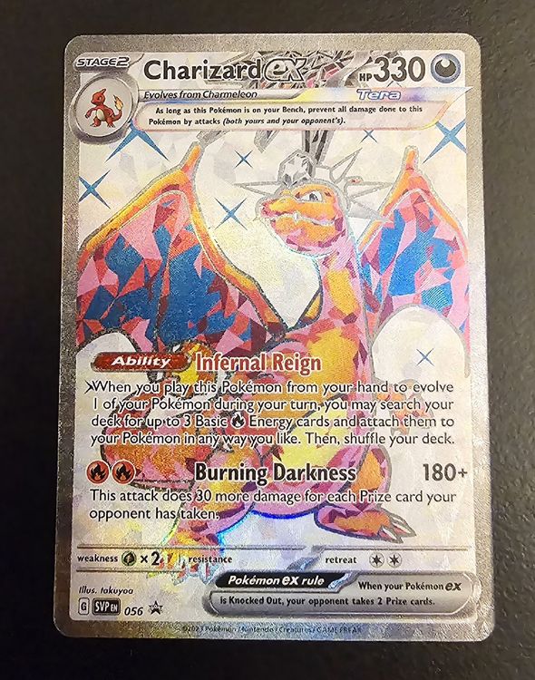 Carte Pokémon Charizard ex 056 promo (Neuf (Voir description)) à ...