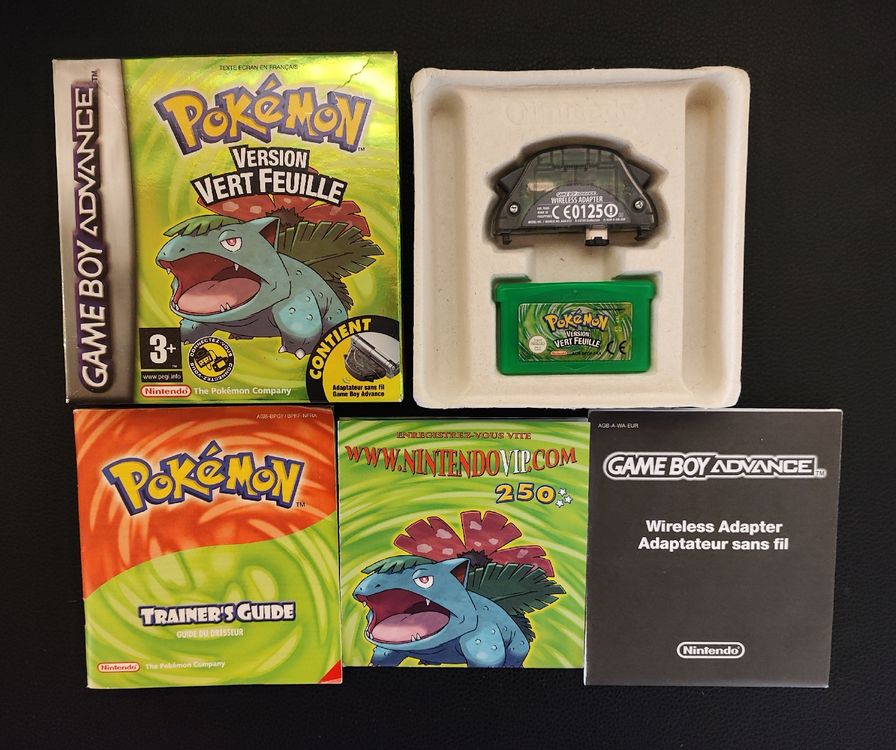 Pokémon version Vert Feuille Nintendo Gameboy Advance (Gebraucht) in ...