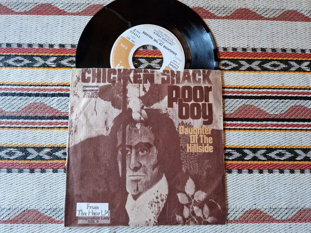Chicken Shack - Poor Boy, 7'', Vinyl Rare Heavy Blues-Rock (Gebraucht ...